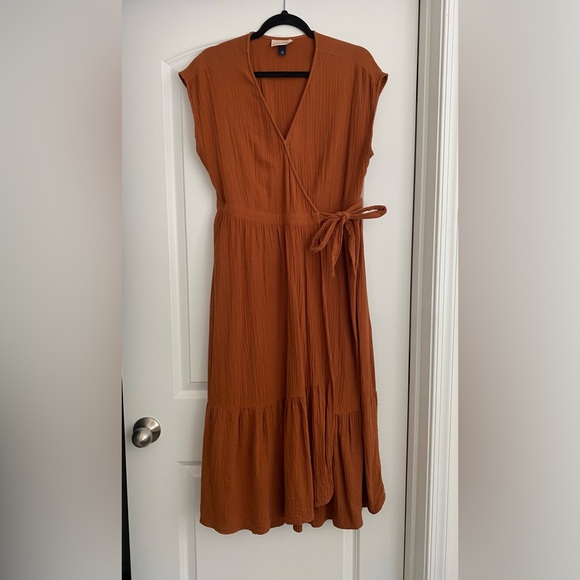 Universal Thread | Dresses | Universal Thread Terracotta Midi Dress ...